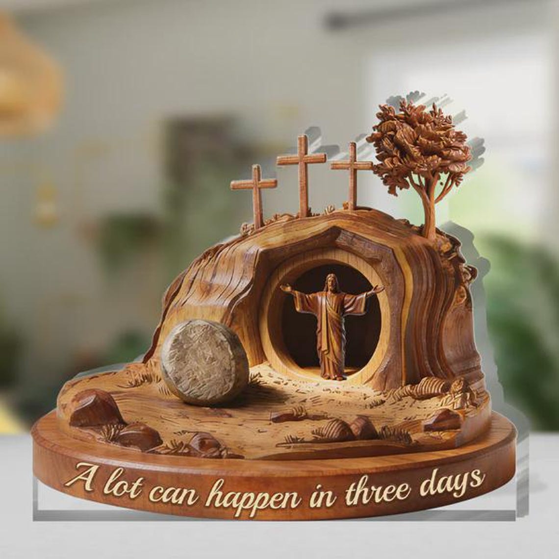 Three Days of Grace - Custom Shaped Acrylic Plaque, Jesus Acrylic Block ...