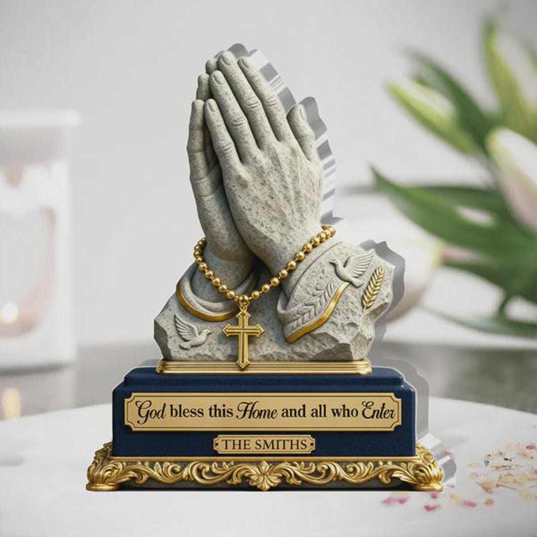 God Bless This Home and Who Enter Personalized Shaped Squared Acrylic ...