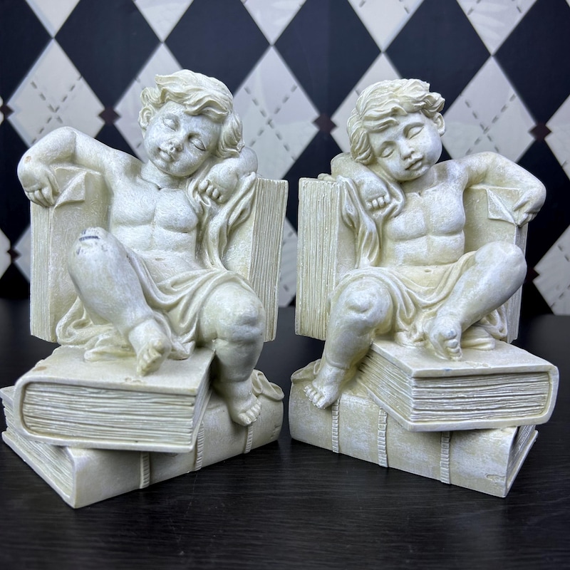 Cherub Bookends - Etsy