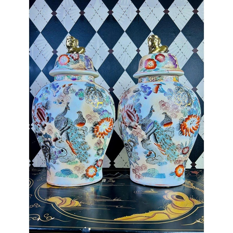 Ceramic Peacock Pairs - Etsy