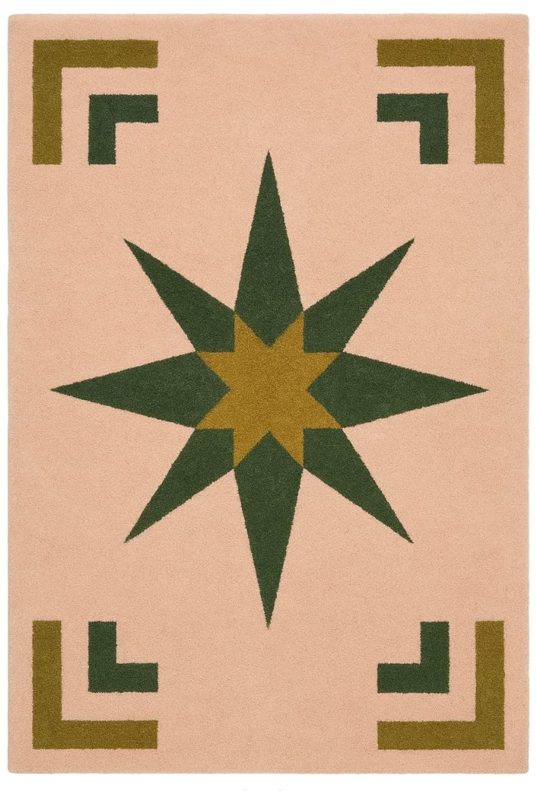 Hand Tufted Star Rug | Modern Boho Geometric Carpet - Etsy