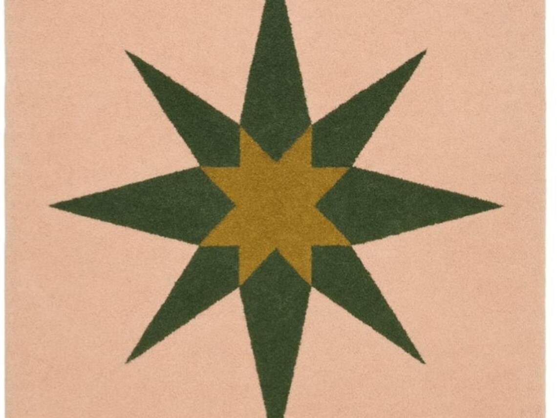 Hand Tufted Star Rug | Modern Boho Geometric Carpet - Etsy