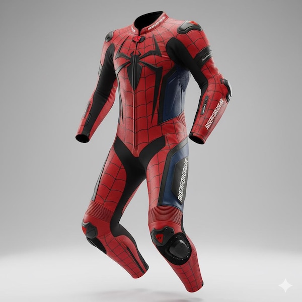 Spiderman Biker Jacket - Etsy