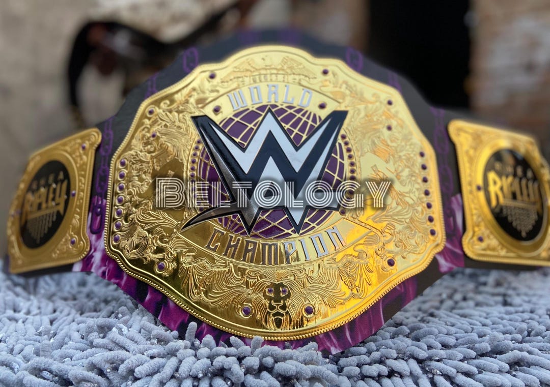 Rhea Ripley Signature Series Purple Championship Replica Title Belt ...