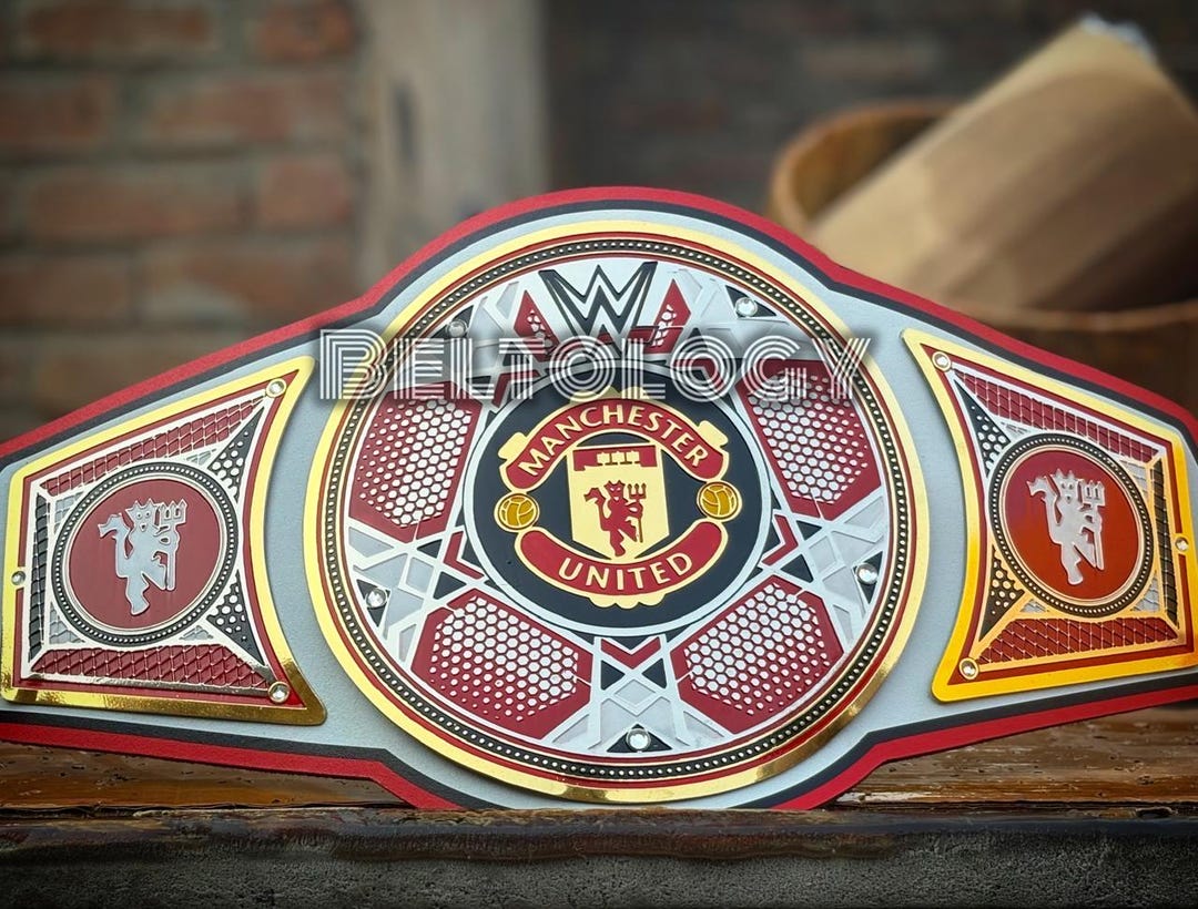 New Manchester United NFL Championship Replica Title Belt - Etsy