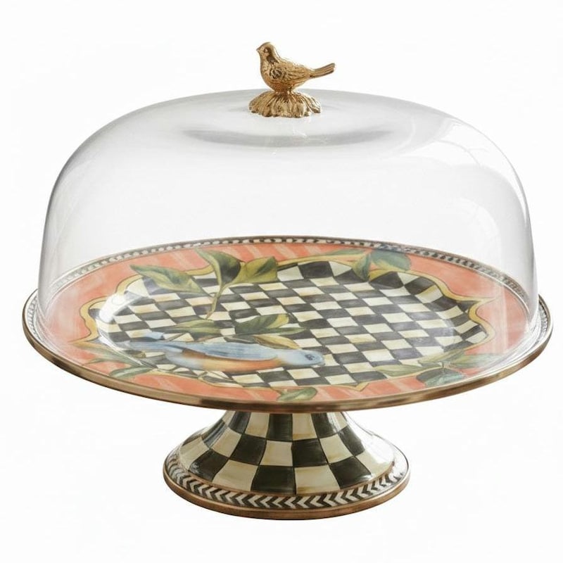 Cake Stands With Cloche - Etsy UK