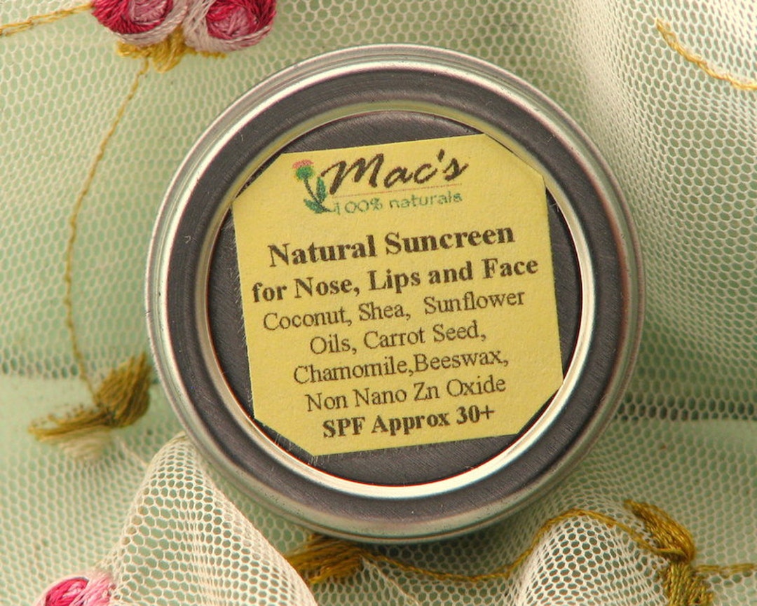 Mac's All Natural Sunscreen, for Face, Nose, and Lips SPF Approx 30 ...