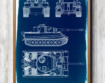Tiger Tank Blueprints