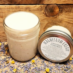 Magnesium Cream, Transdermal Topical Magnesium Butter, Magnesium Lotion ...