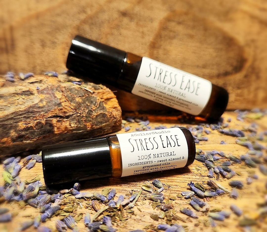Stress Ease, Stress Ease, Natural Essential Oil Roller Bottle,10ml ...