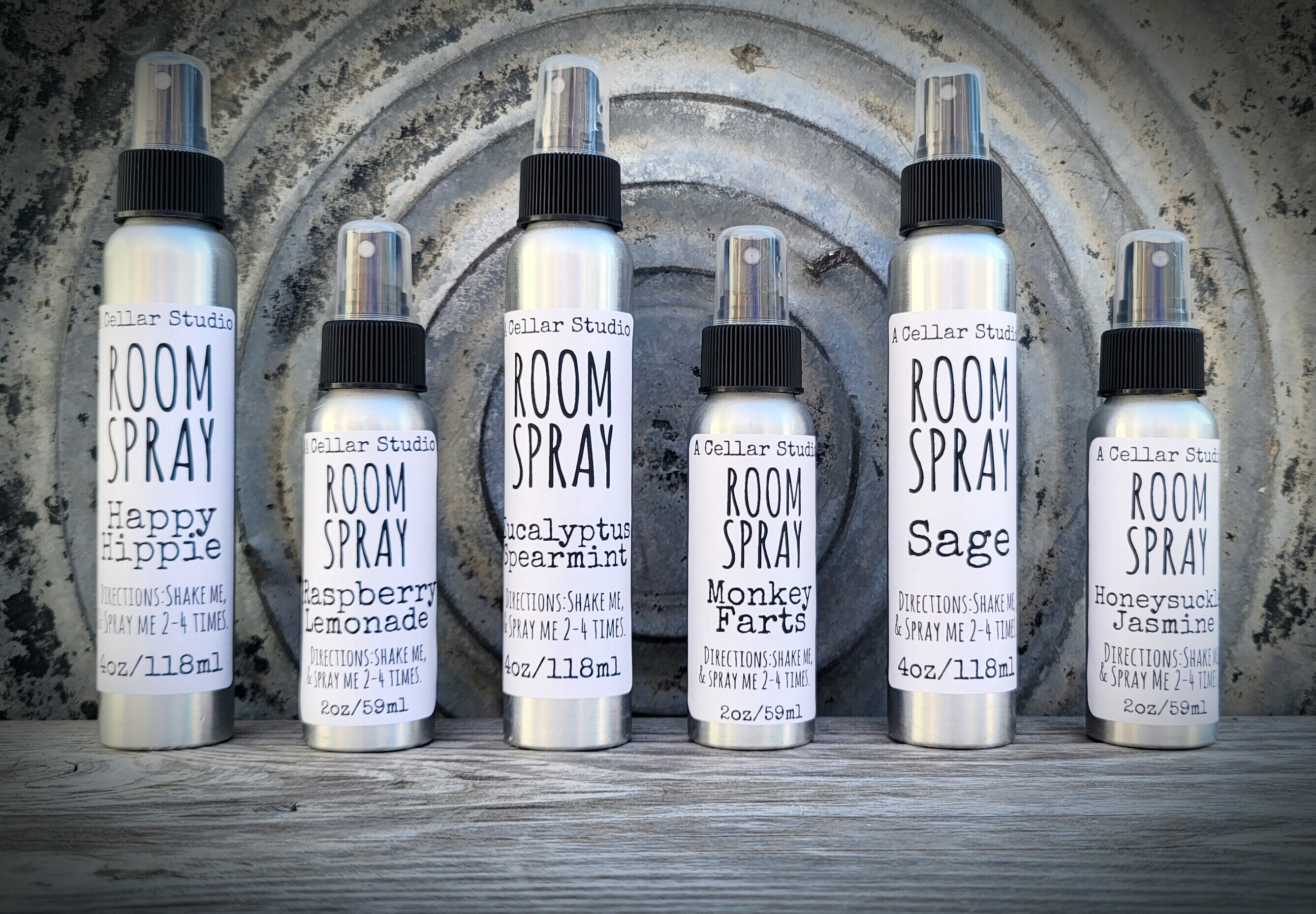 Room Spray-choose Your Scent 4oz & 2oz Scented Sprays Car - Etsy