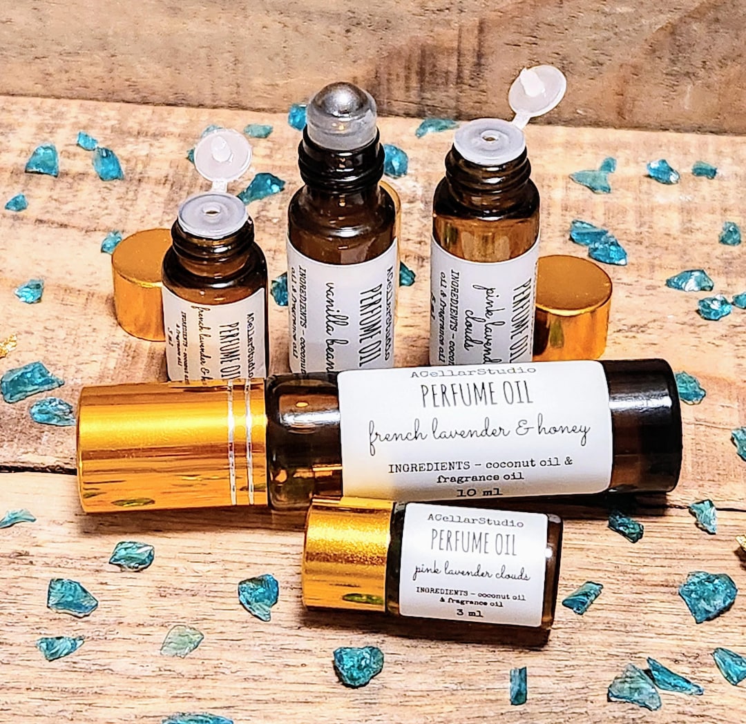 Perfume Oil, Roll on Perfume, 55+ Scents to Choose From! Glass & Gold ...