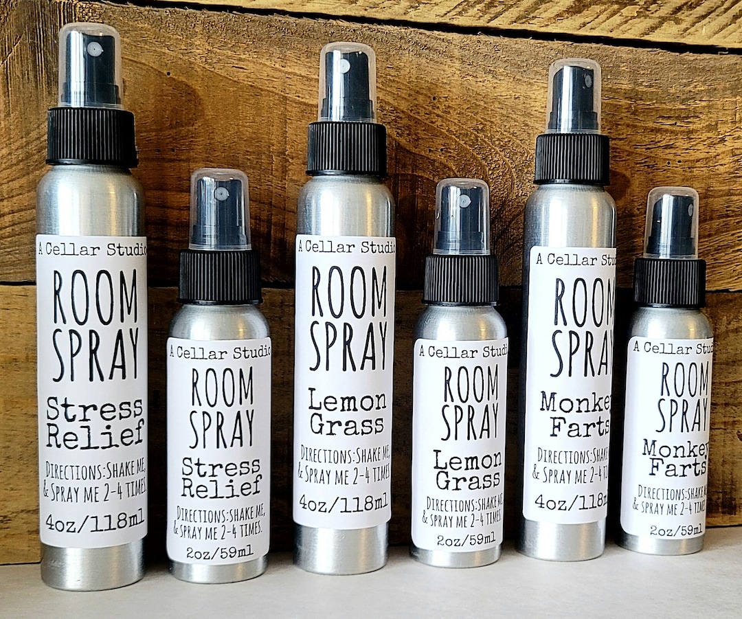 Room Spray-choose Your Scent, 4oz & 2oz Scented Sprays, Car Freshener ...