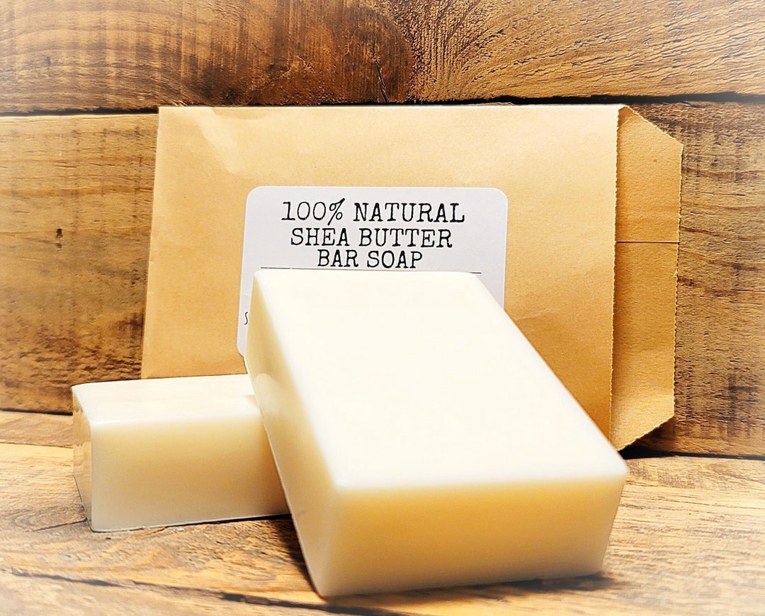 All Natural Scented/unscented Shea Butter Bar Soap-dye Free & Eco Friendly-plastic Free ...