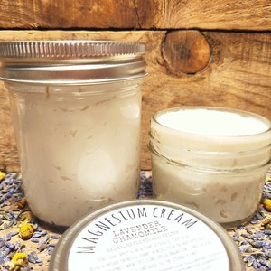 Magnesium Cream, Transdermal Topical Magnesium Butter, Magnesium Lotion ...