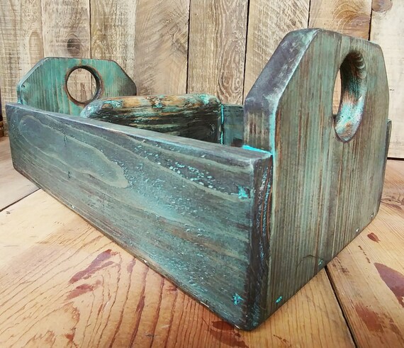 Items similar to Reclaimed wood crate box-Shabby chic-Cottage-Rustic ...