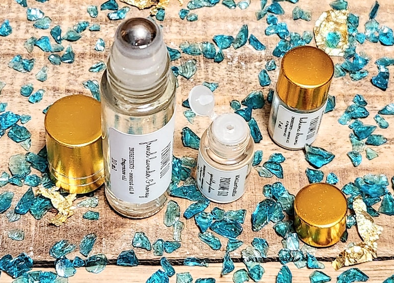 Perfume Oil, Roll on Perfume, 65+ Scents to Choose From! Glass & Gold ...