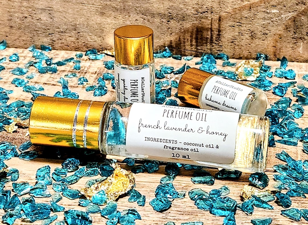 Perfume Oil, Roll on Perfume, 65+ Scents to Choose From! Glass & Gold ...