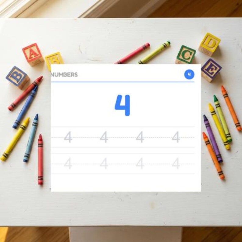 Preschool Workbook Printable Tracing Letters Numbers Shapes Handwriting ...