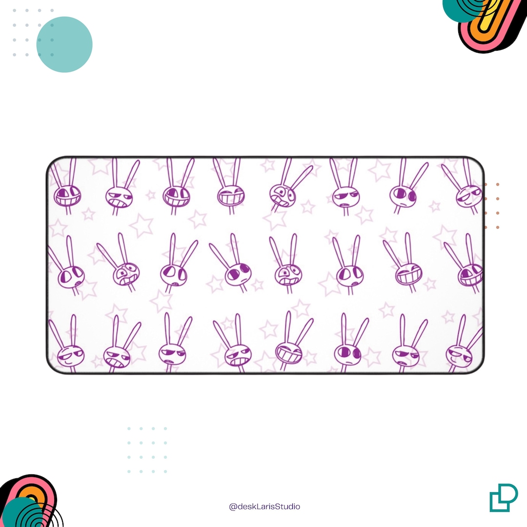 The Digital Circus Jax Mouse Pad, Cartoon Gaming Desk Mat, TADC - Etsy