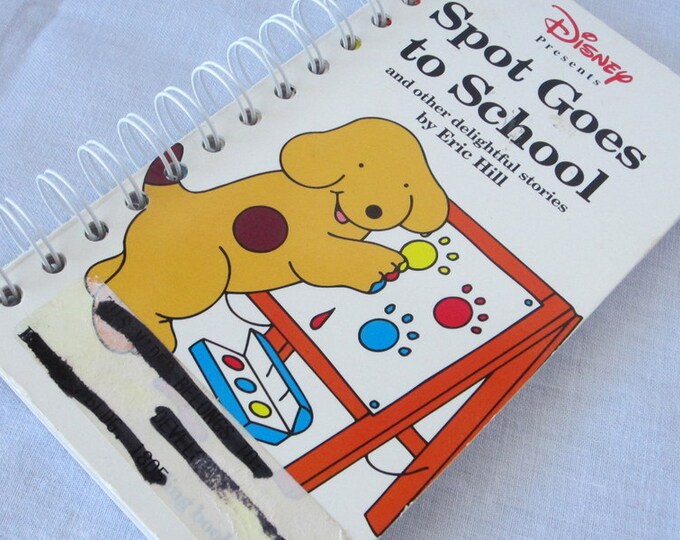 Upcycled Notebook/recycled Notebook From a Spot Goes to School - Etsy