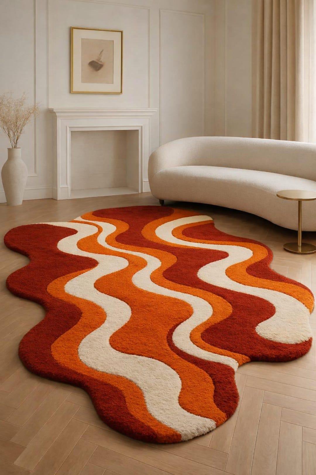 Handmade Moss Tufted Shag Rug, Forest Inspired 3D Carpet - Etsy