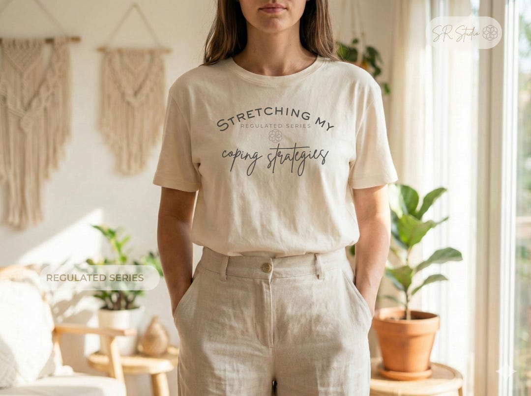 Stretching My Coping Strategies T-shirt | Mental Health Shirt, Self ...
