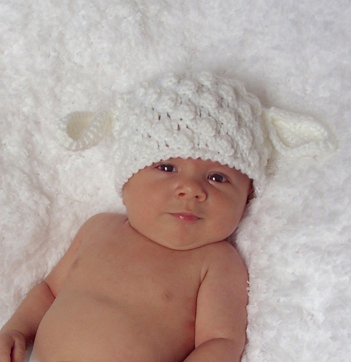 Lamb Hat Little Lamb Baby Hat Baby Photo Prop Hat Made | Etsy