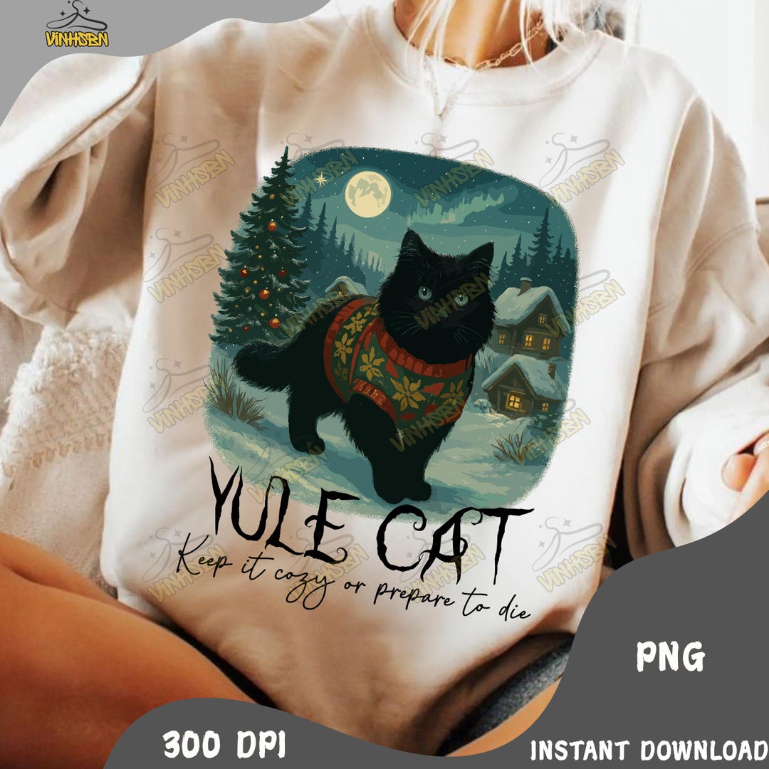 Yule Cat PNG, Icelandic Folklore Christmas PNG, Creepy Jolakotturinn ...