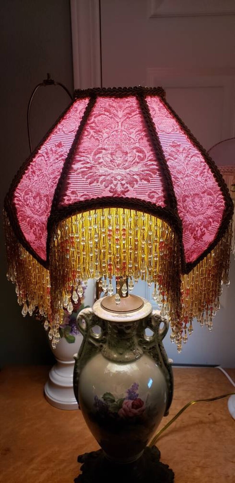 Victorian French Medium Lamp Shade princess Rose - Etsy