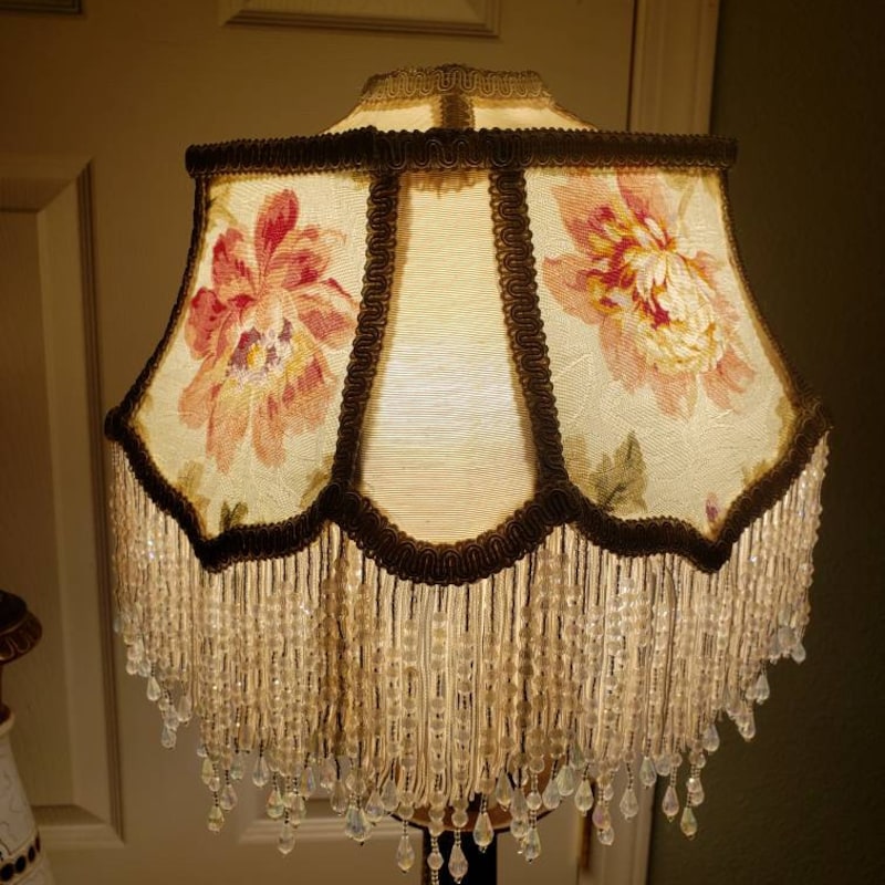 Antique Lamp Shade - Etsy