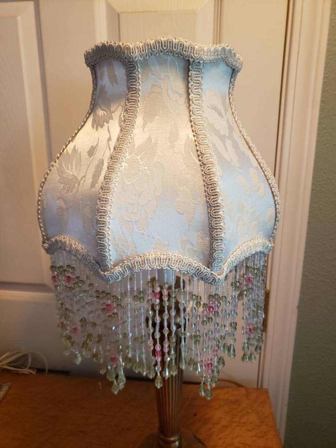 Victorian French Medium Lamp Shade cream 6 - Etsy