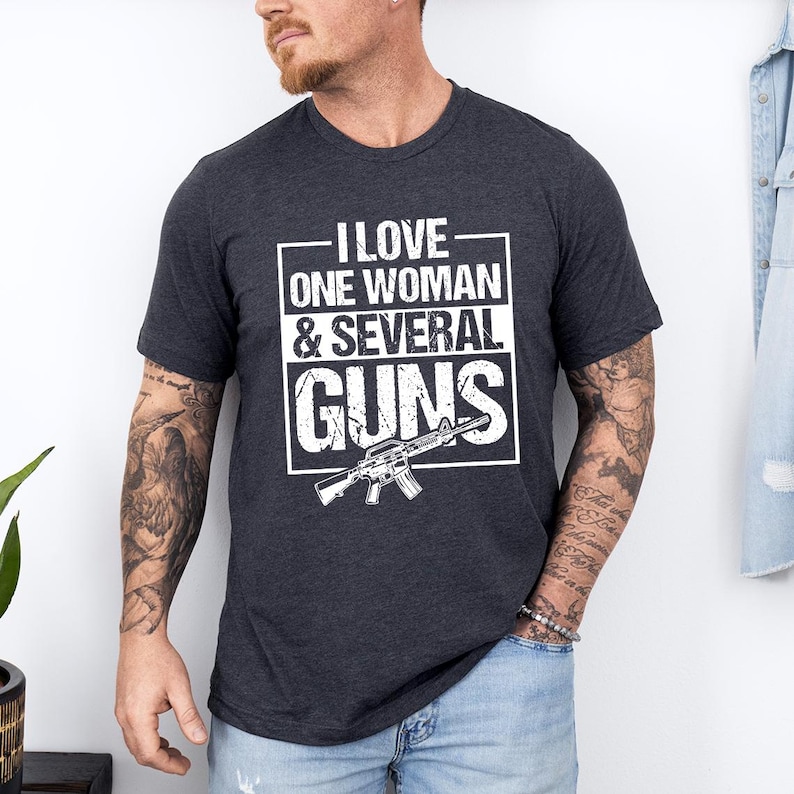 I Love One Woman and Several Guns Png, 2nd Amendment Png, 2A Png ...