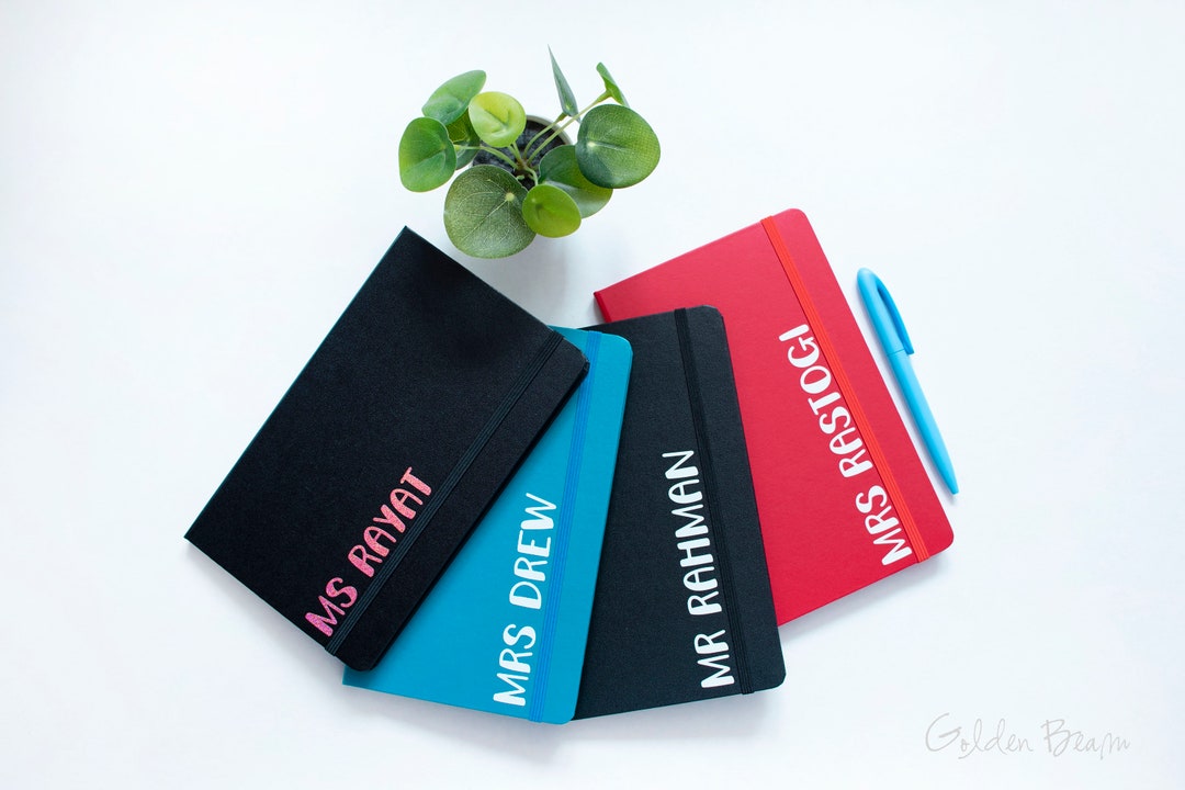 Gift, Personalised Notebook, Teacher Notes, Notebook, Personalised Gift ...