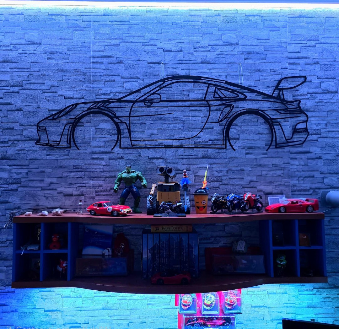 Porsche 911 GT3 RS 992 Silhouette Cutting Files for Laser, Plasma, CNC ...