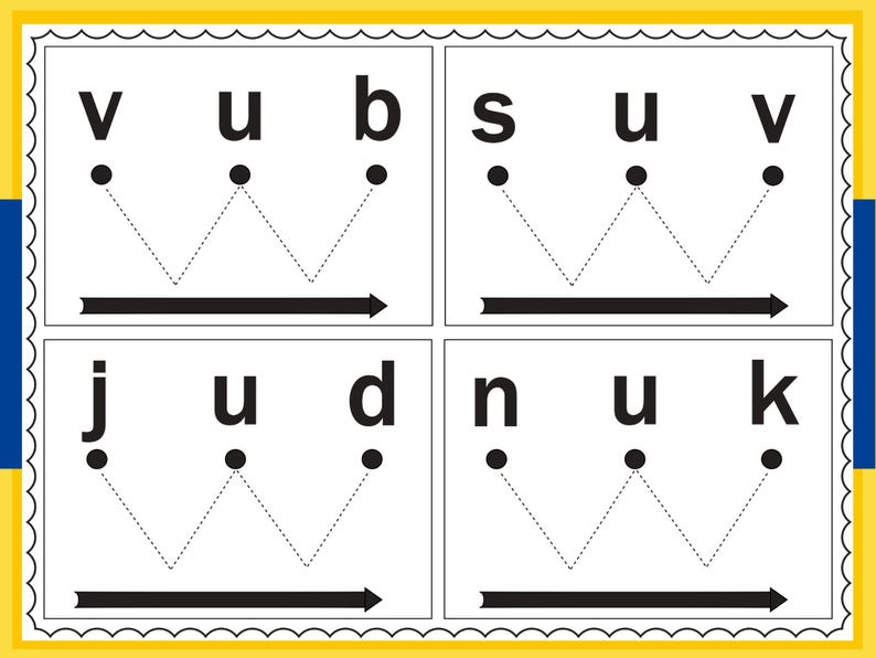 CVC Nonsense Word Fluency Practice - Decoding & Blending Phonics ...