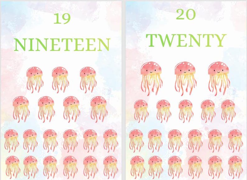 Animal Alphabet & Number Flash Cards | Kids Learning Printables ...