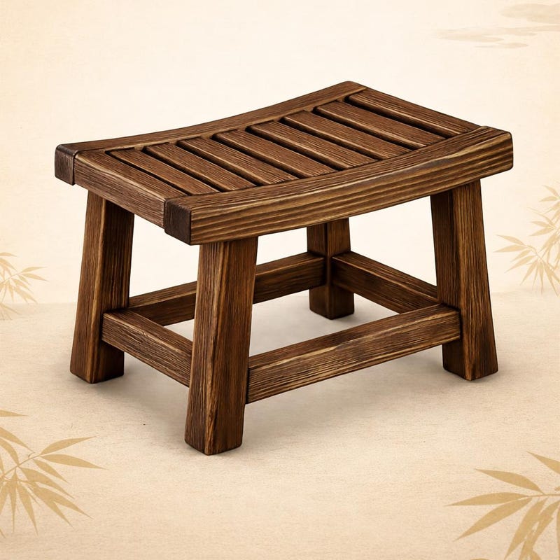 Wood Stand Plant Stool - Etsy
