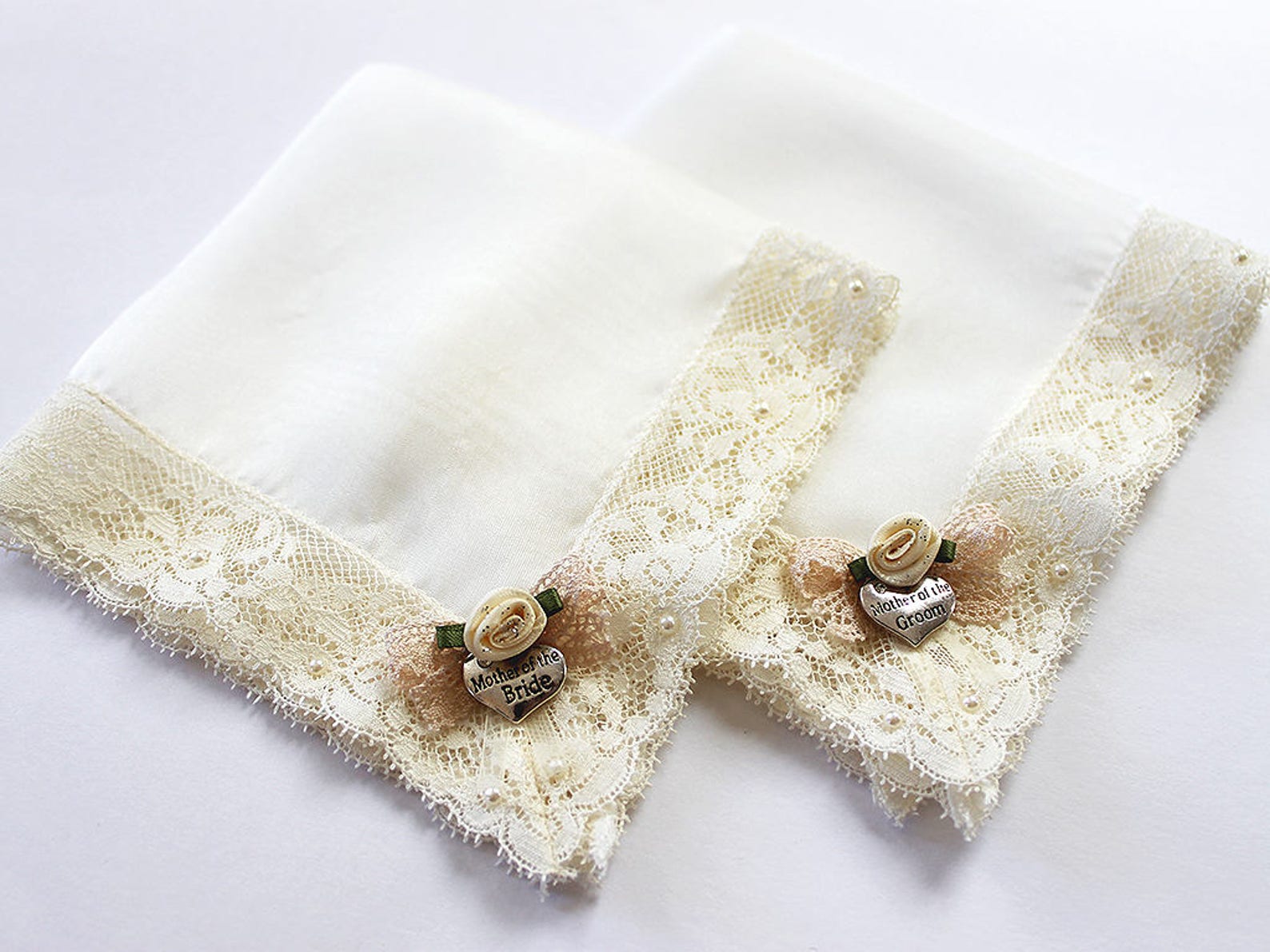 Mother of the Bride and Groom Handkerchief set Gift from | Etsy