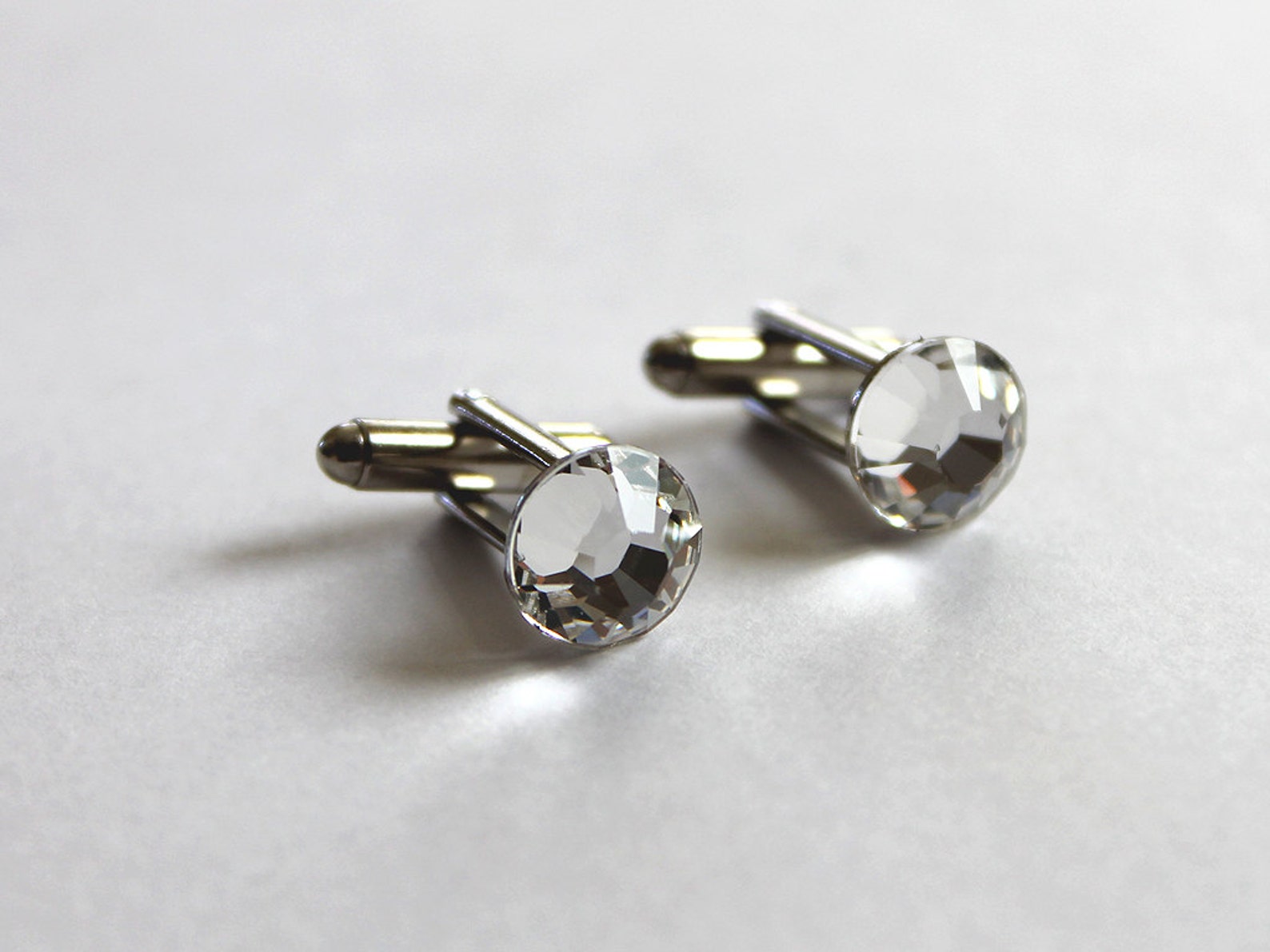 Luxury Swarovski Groom Cufflink, Wedding Cufflink, Groom Attire, Grooms ...