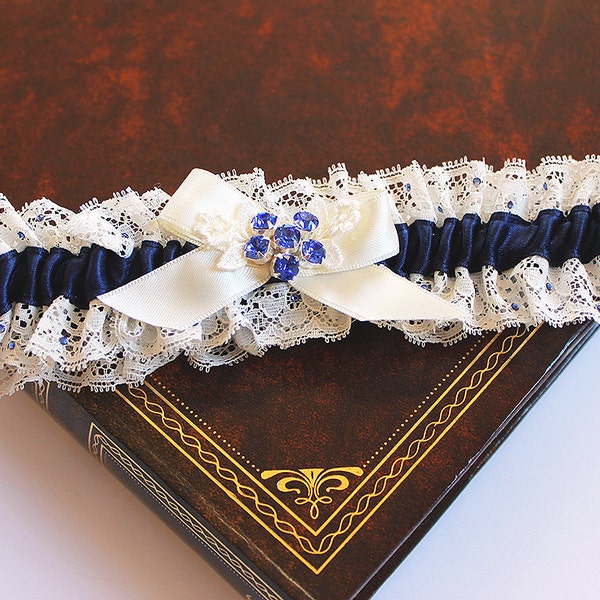 Royal Blue Garter - Etsy