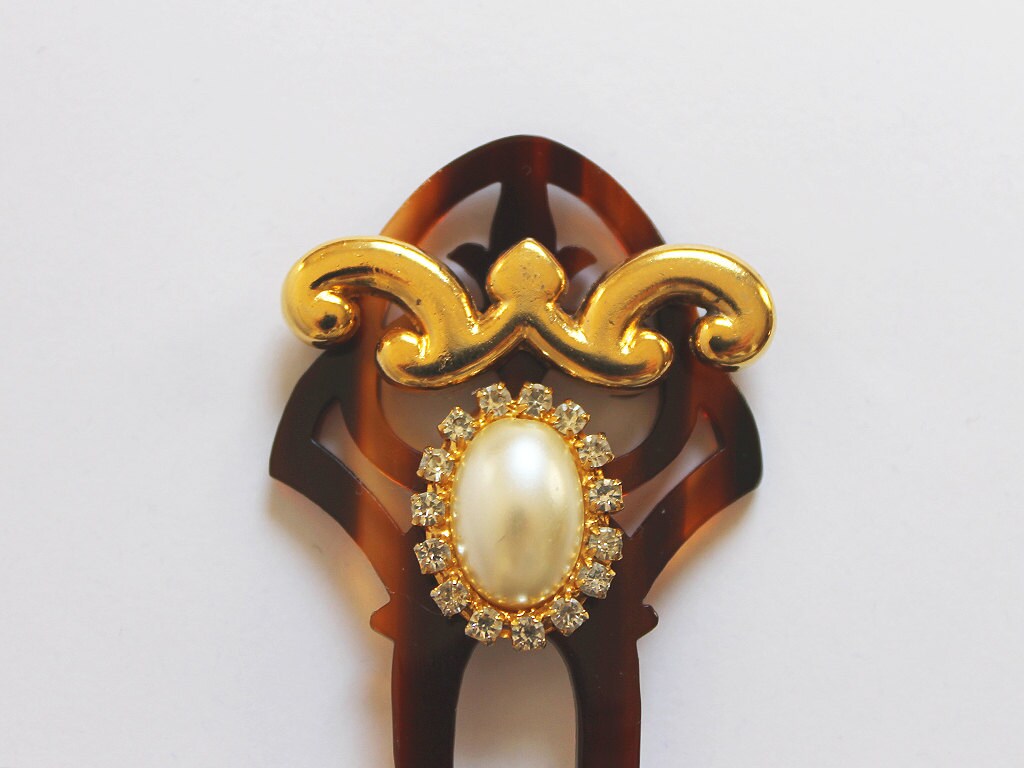 Art Nouveau Hair Combtortoise Shell Comb Small Bridal Comb - Etsy
