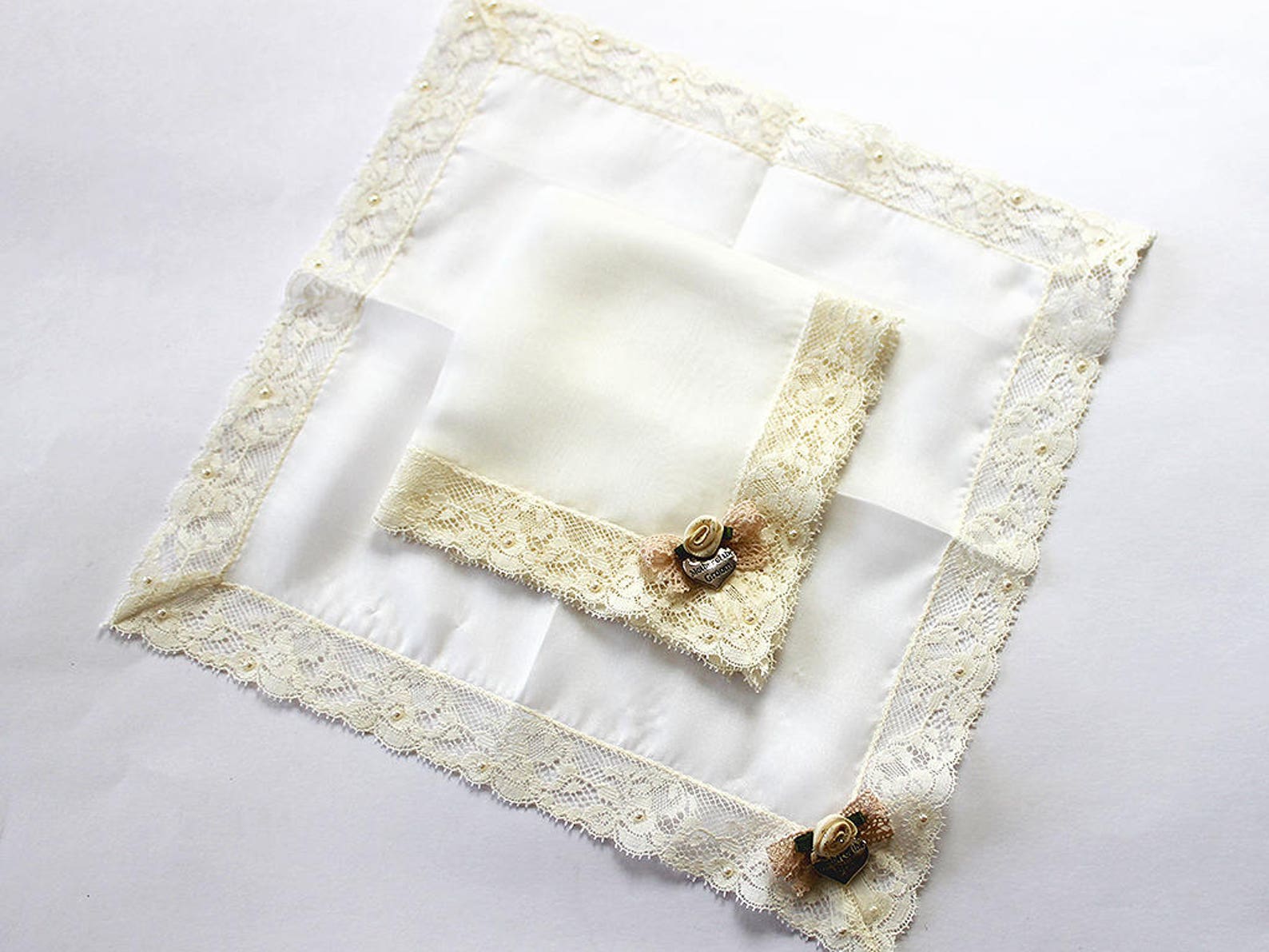 Mother of the Bride and Groom Handkerchief set Gift from | Etsy