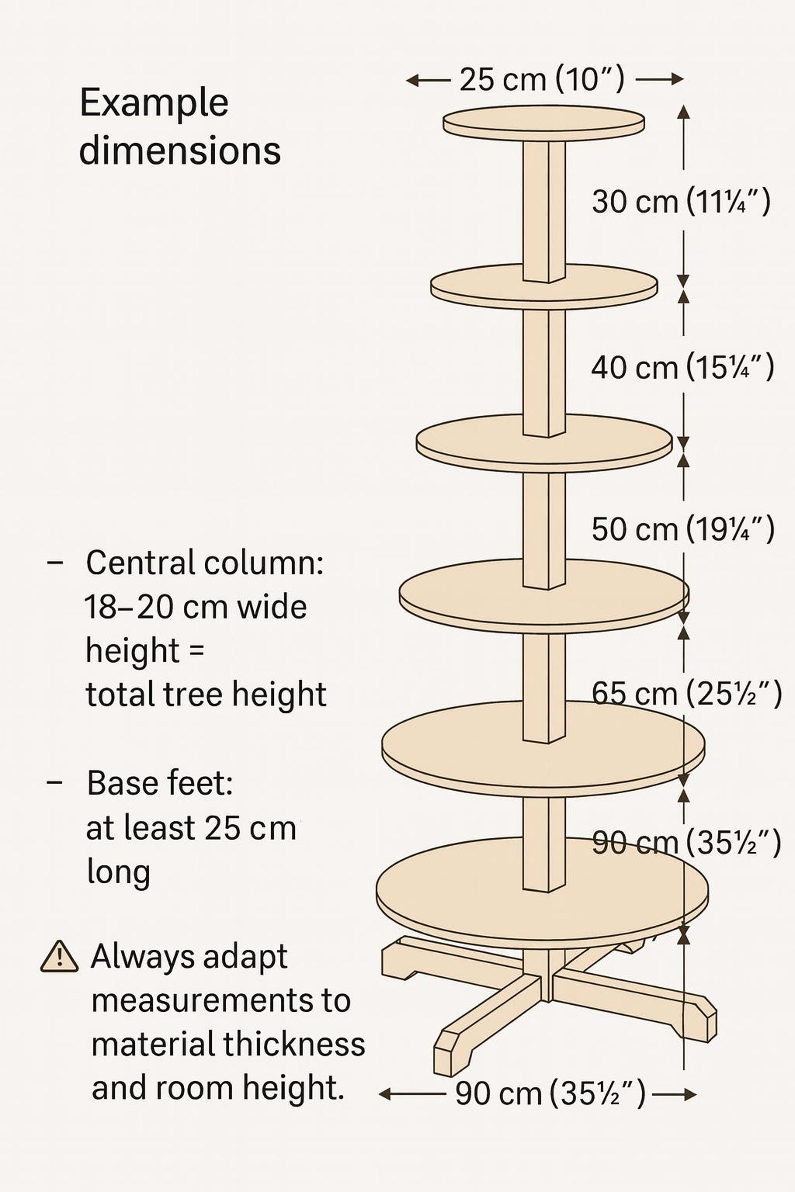 Wooden Christmas Village Tree Stand Plans | Tiered Holiday Display ...