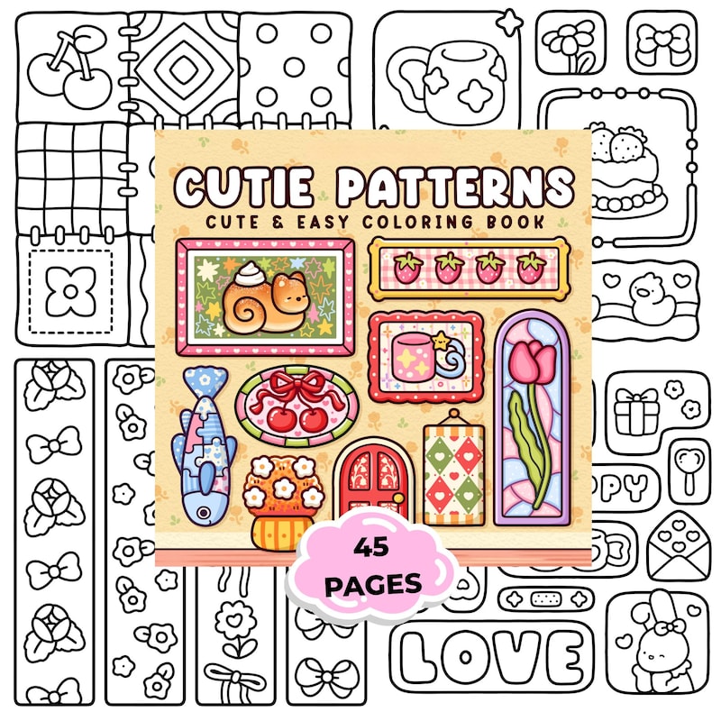Cute Coloring Photos - Etsy