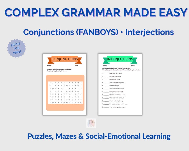 Parts of Speech Worksheets Bundle | Grammar Practice PDF | ELA ...