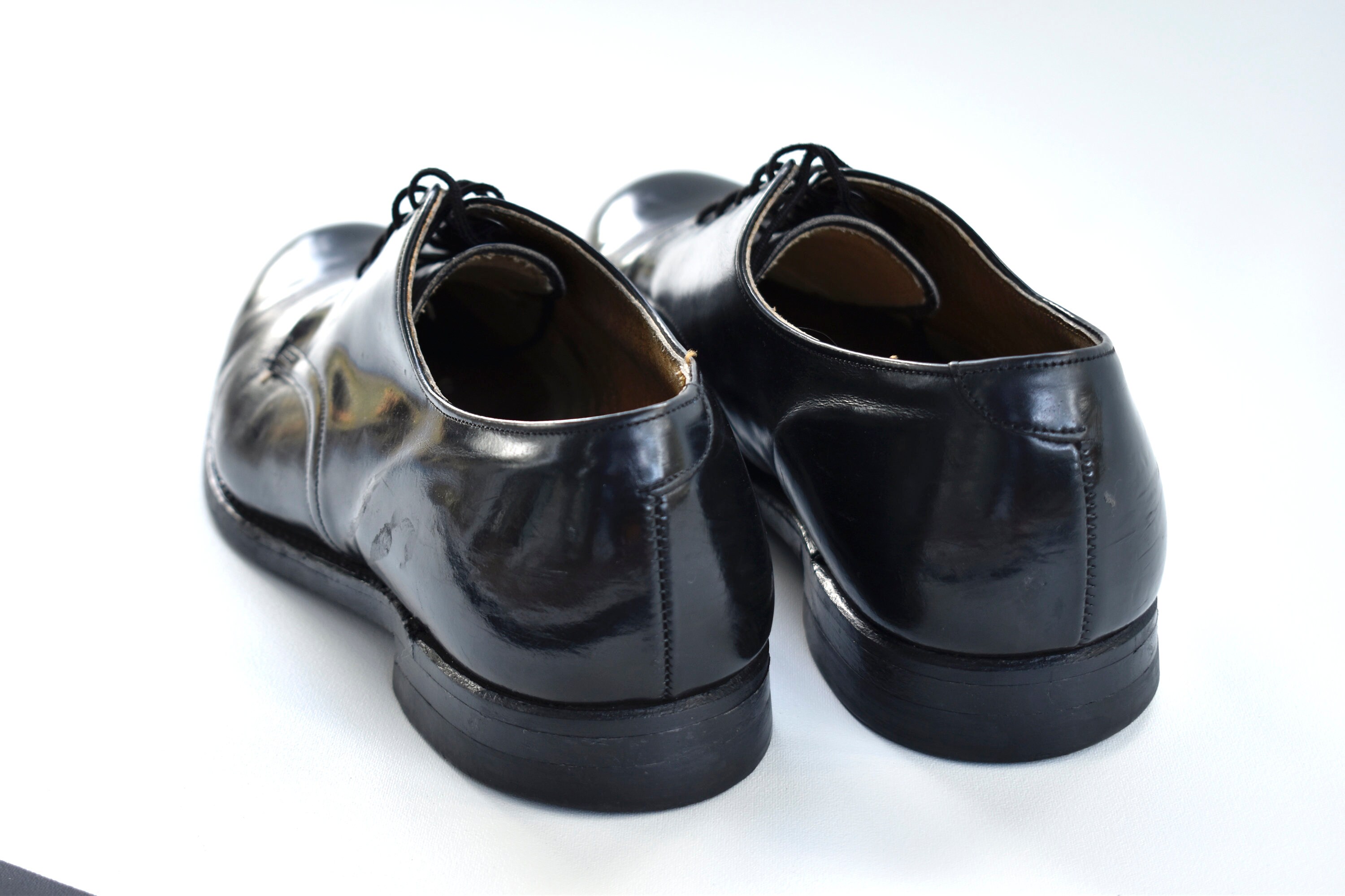 Vintage 1984 International Shoe Co Patent Leather Combat Vintage 1984 International Shoe Co Patent Leather Combat