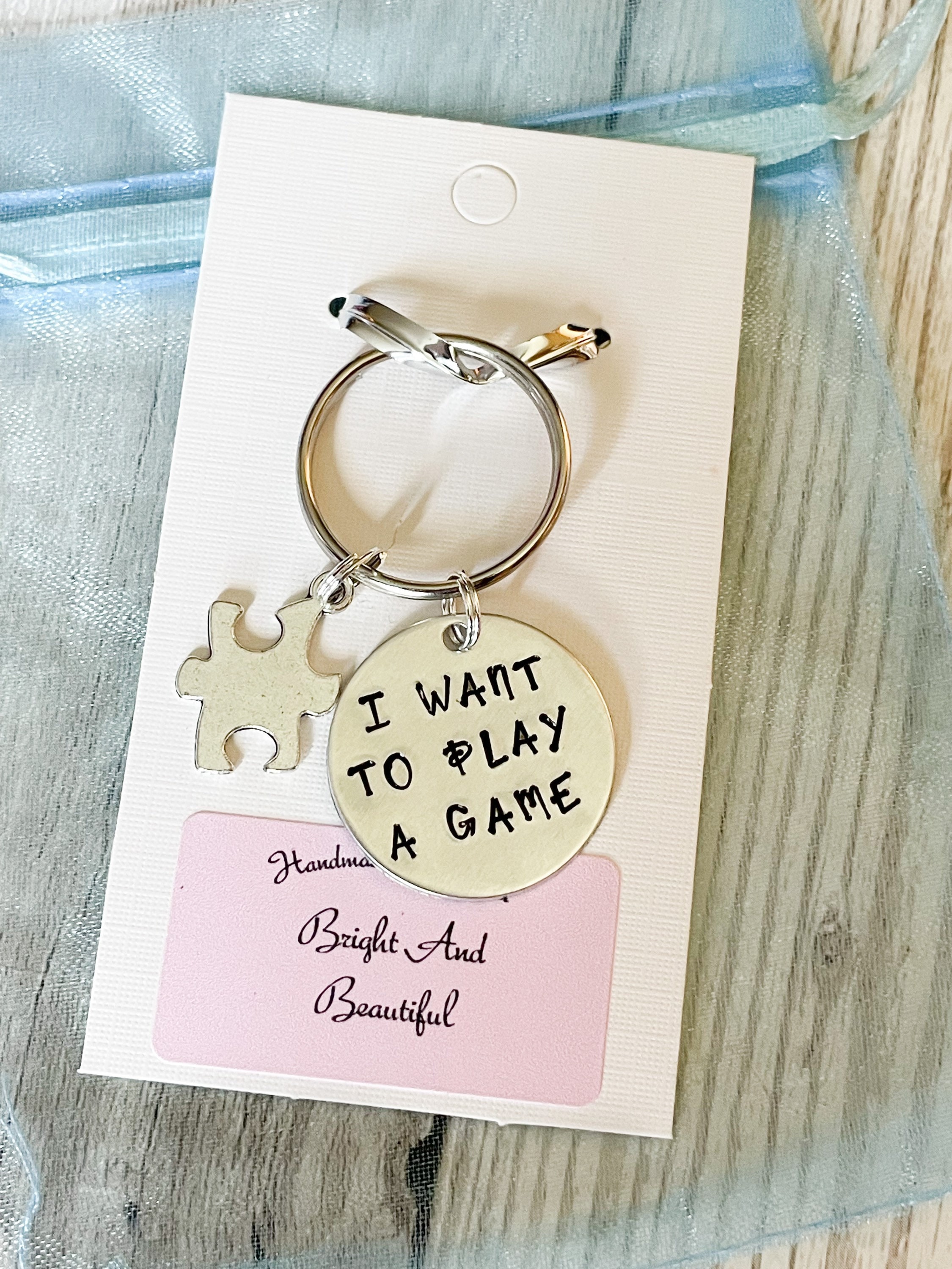 Saw Movie Keyring, Horror Movie Keyring, I Want to Play A Game, Movie ...