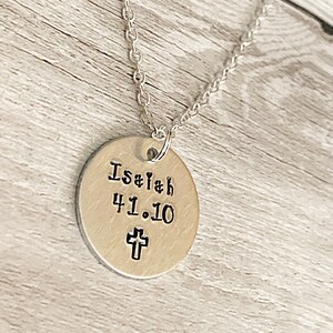 Isaiah 41 10 Necklace, Bible Verse Necklace, Religious Necklace, Do Not ...