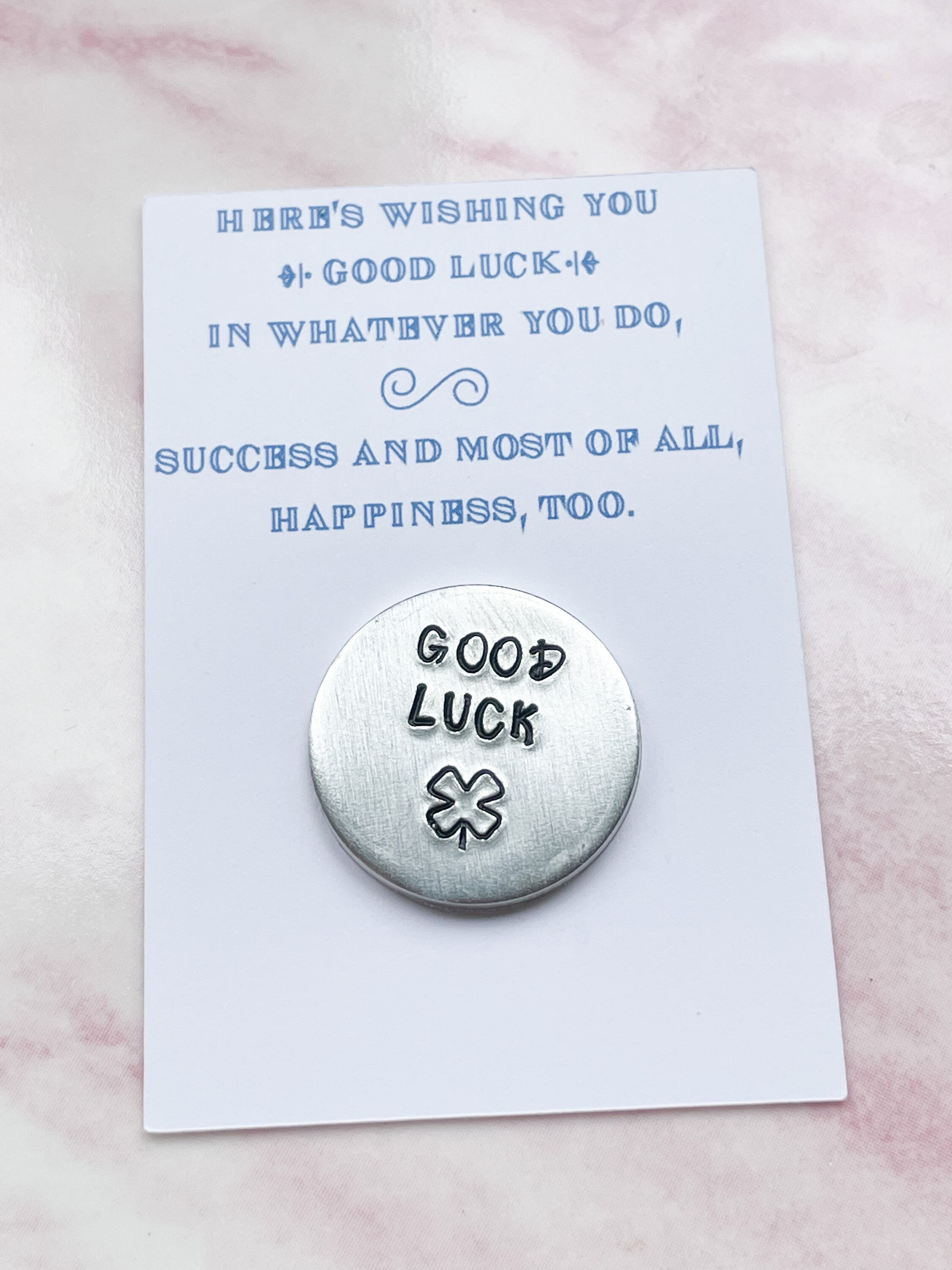Good Luck Token Pocket Token Friendship Token Pocket Hug | Etsy UK